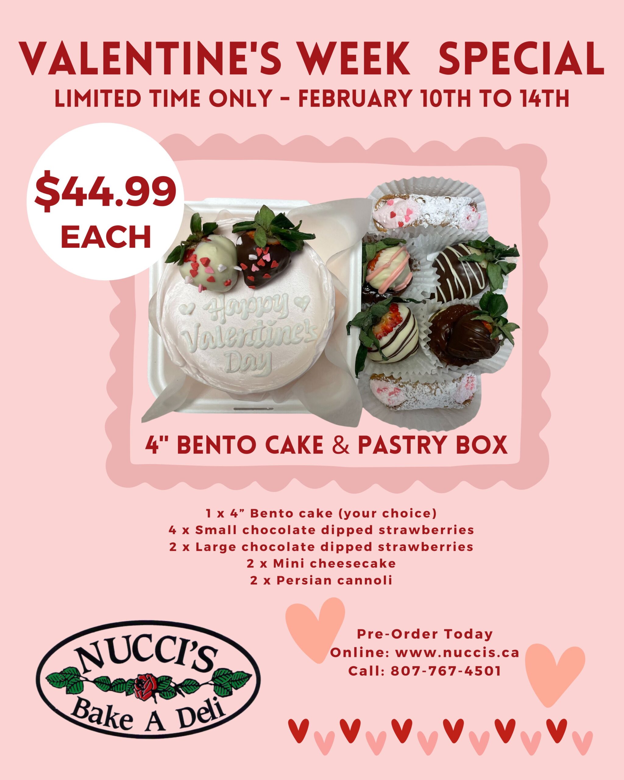 Specials | Nucci's Bake-A-Deli